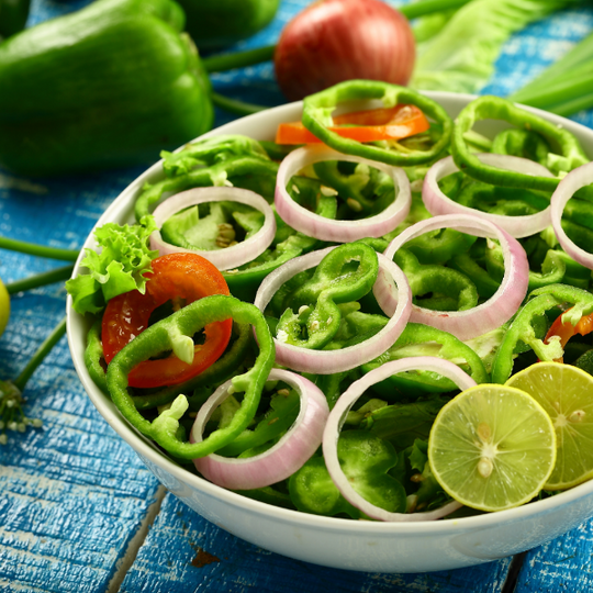 فلفل | Peppers, Capsicum Green, 1 kg Pack | Sharbatly.Club